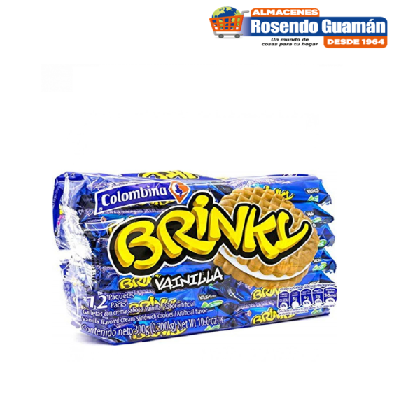 Galletas Brinky Vainilla 12U Colombina - Almacenes Rosendo Guamán