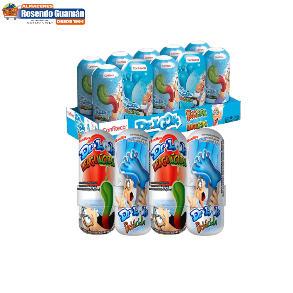 Caramelos Dr Look Lengua/Pata /Dedo 10U C:6D - Almacenes Rosendo Guamán