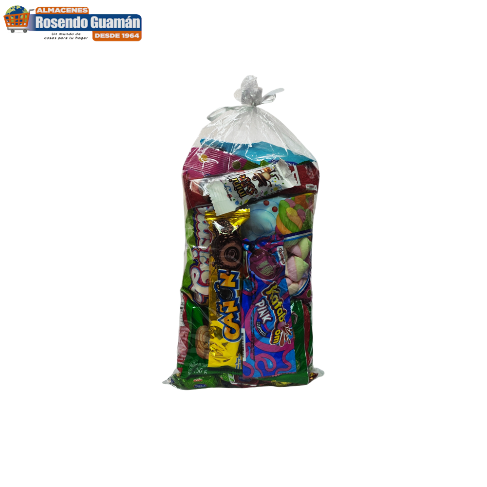 Funda de Caramelos Navideña $3.00 - Almacenes Rosendo Guamán